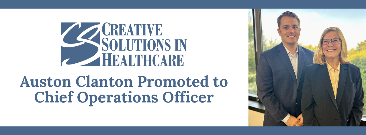 Creative Solutions in Healthcare Promotes New Chief Operations Officer ...