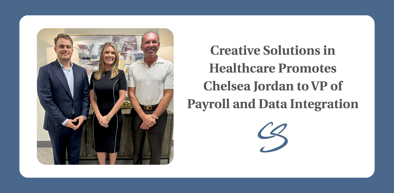 Promotion of New VP of Payroll and Data Integration - Creative Solutions